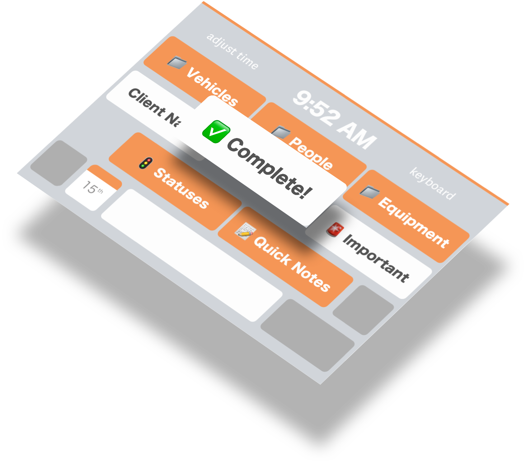 TimeStamp Keyboard for iOS